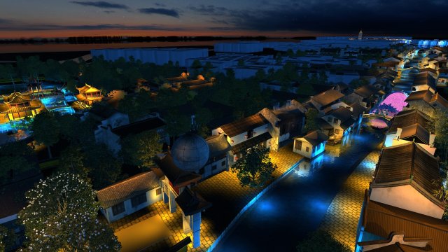 City night view 3D Model in Buildings 3DExport