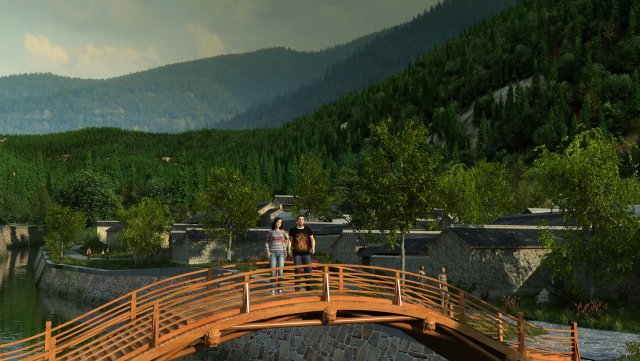 Rural 3D Model in Buildings 3DExport