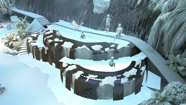 Resort 3D Model in Buildings 3DExport