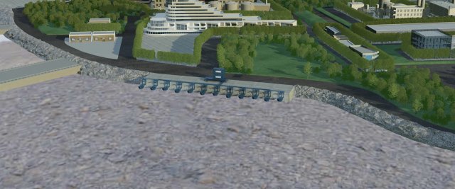 Tidal power 3D Model in Buildings 3DExport