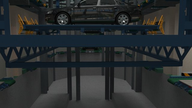 Stereo garage 3D Model in Store Spaces 3DExport