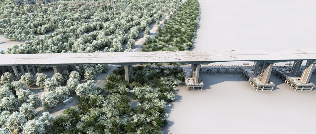 Build a bridge 3D Model in Bridge 3DExport