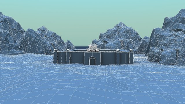 City gate 3D Model in Buildings 3DExport