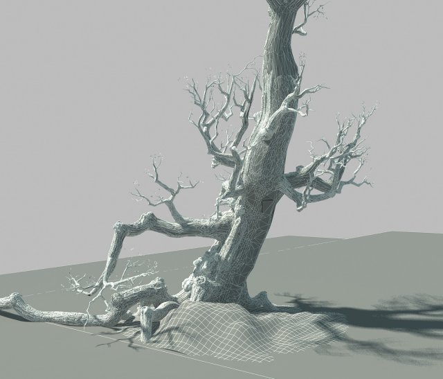 Dead tree 3D Model in Tree 3DExport