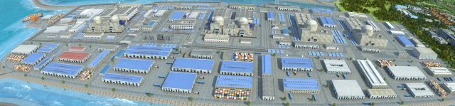 Island factory 3D Model in Buildings 3DExport
