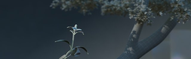 Plant growth 3D Model in Environment 3DExport