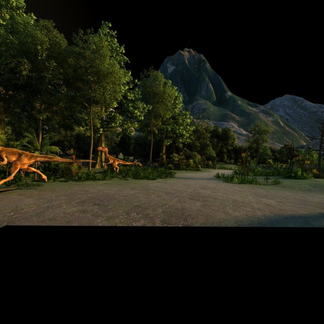 Primeval 3D Model in Environment 3DExport