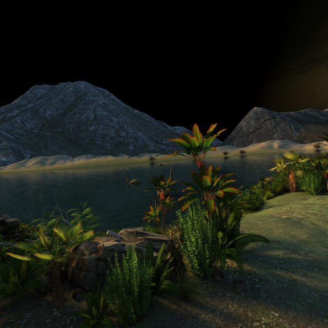 Primeval 3D Model in Environment 3DExport