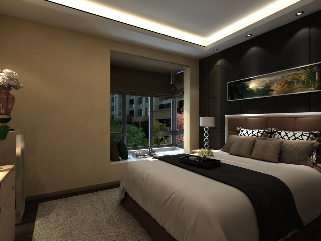 Indoor 3D Model in Hall 3DExport