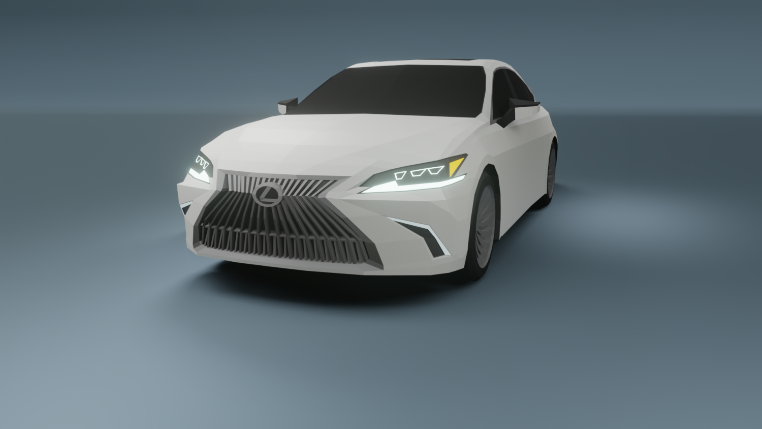 Lexus es300 low poly 3D Model in Sedan 3DExport