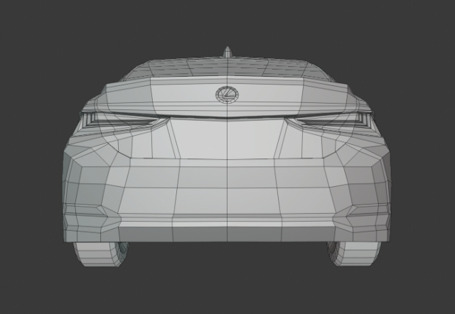 lexus es300 low poly 3D Model in Sedan 3DExport