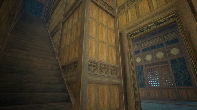 Medieval House library- interior and exterior design Low-poly 3D Model ...