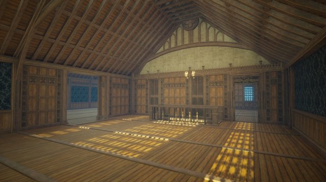 Medieval House library- interior and exterior design Low-poly 3D Model ...