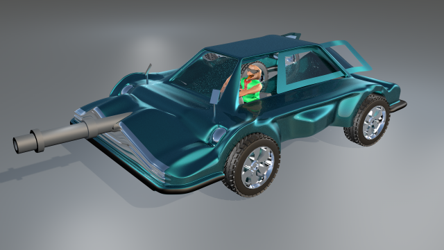 3d game car model style six 3D Model in Concept 3DExport