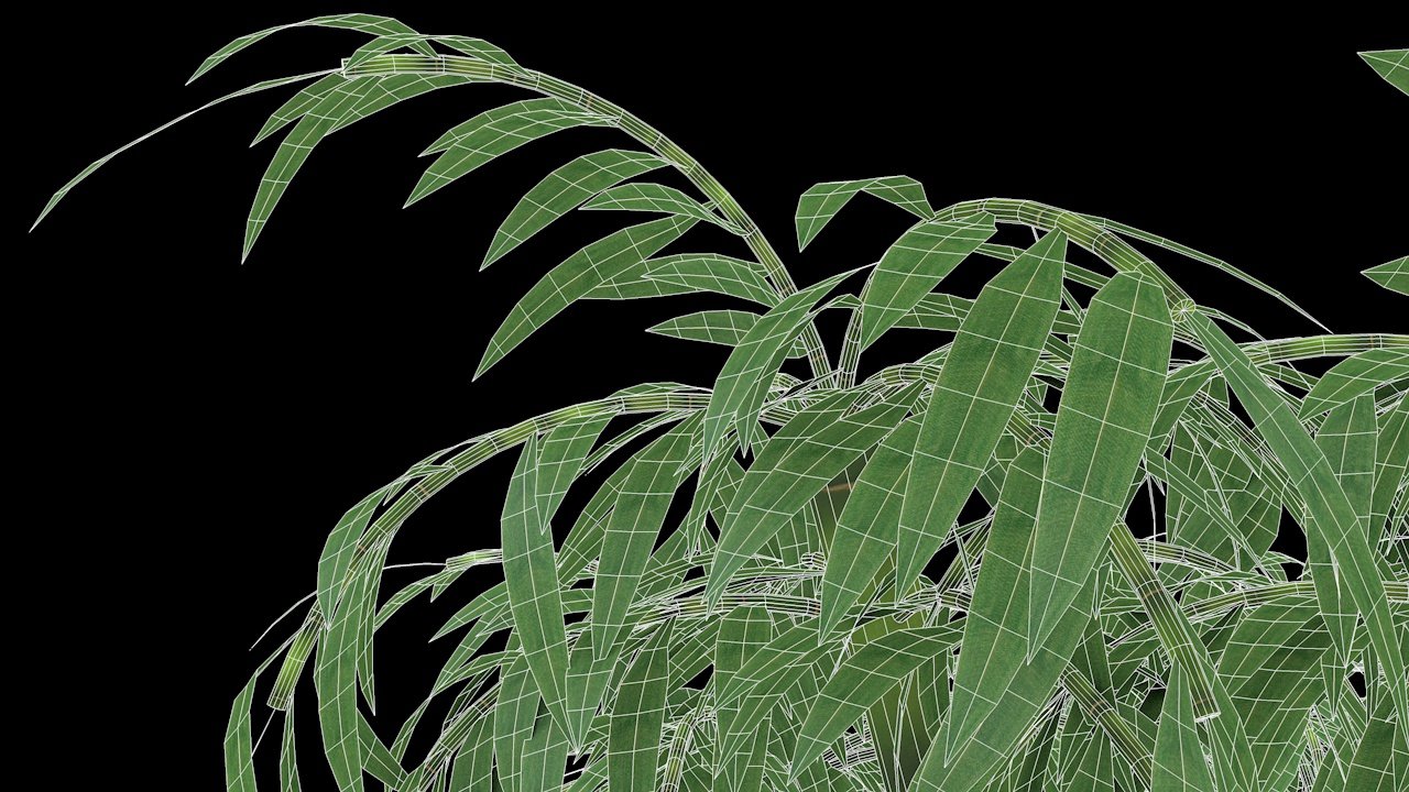 bamboo low-poly 3D Models in Tree 3DExport
