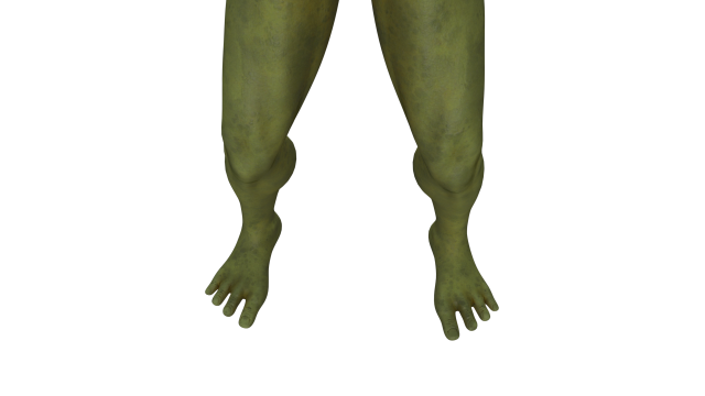 Wild Goblin with control rig I Epic skeleton 3D Model in Monster 3DExport