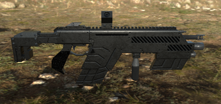 machine 3D Model in Machine Gun 3DExport