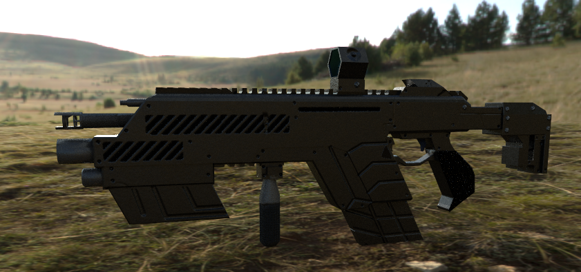 machine 3D Model in Machine Gun 3DExport