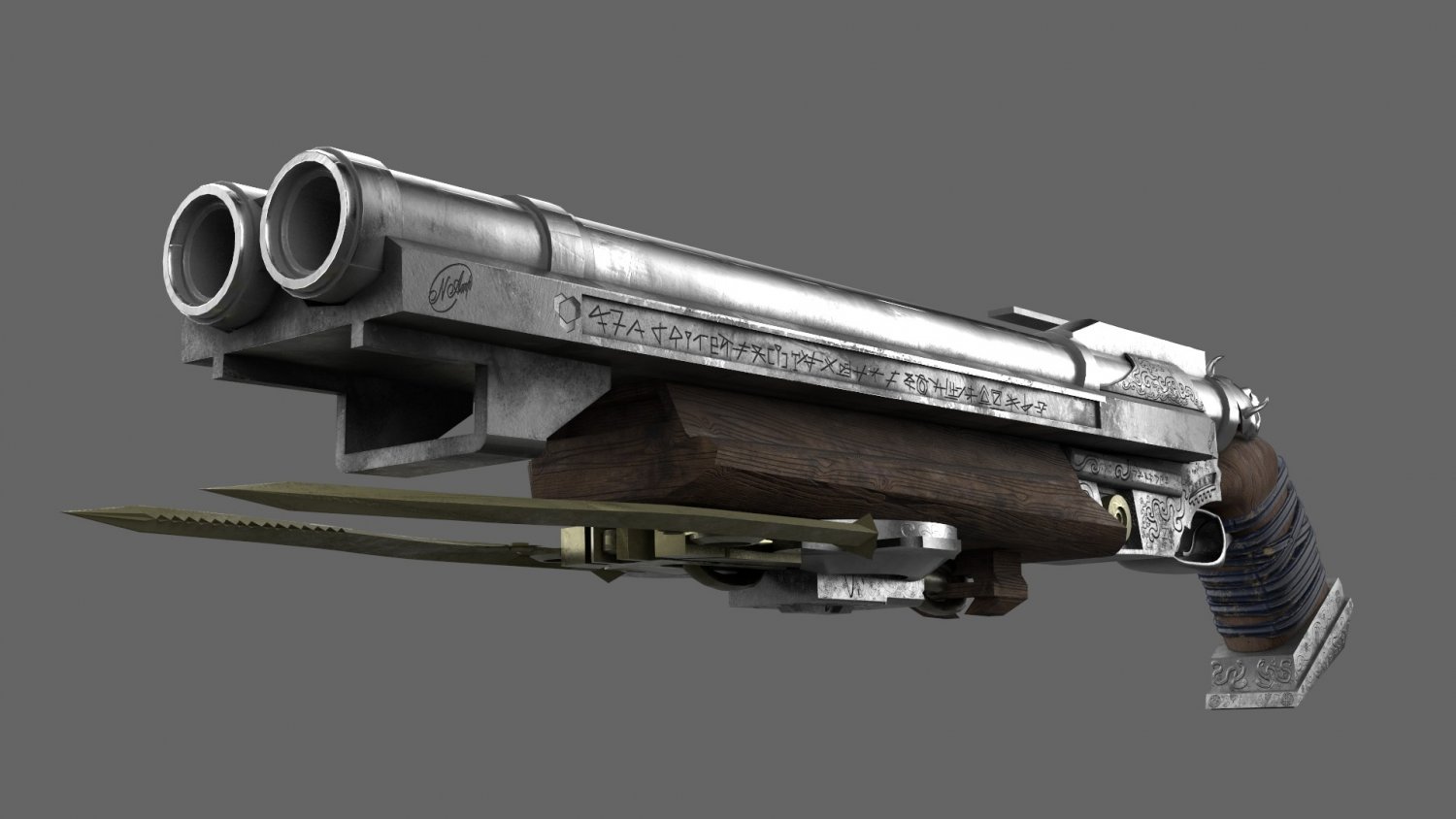 shotgun 3D Models in Shotguns 3DExport