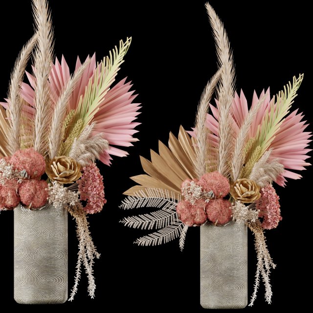 Dry-flowers s 3D Model in Flowers 3DExport