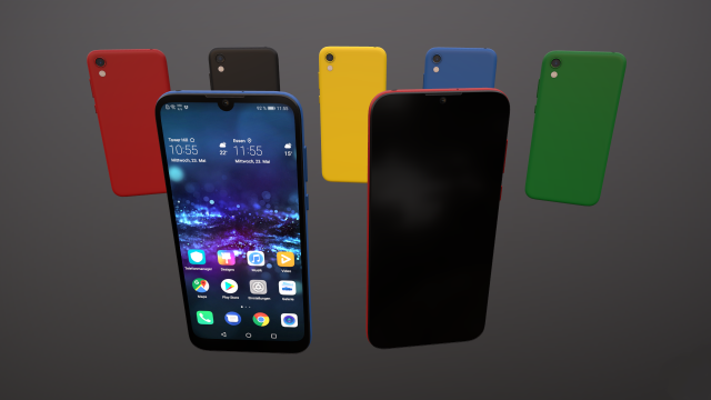 smartphone 3D Model in Phone and Cell Phone 3DExport