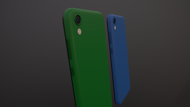 smartphone 3D Model in Phone and Cell Phone 3DExport