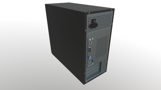 computer tower 3D Model in Computer 3DExport