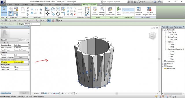 flower pot revit family pack 3D Model in Decoration 3DExport