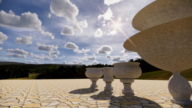 stone pot and fountain revit family 3D Model in Decoration 3DExport