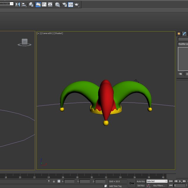 jester hat cartoon 3D Model in Clothing 3DExport