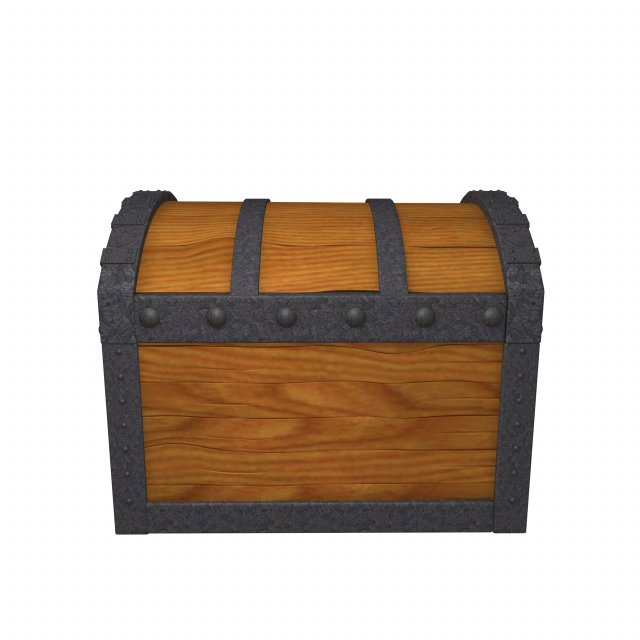 treasure chest cartoon 3D Model in Household Items 3DExport