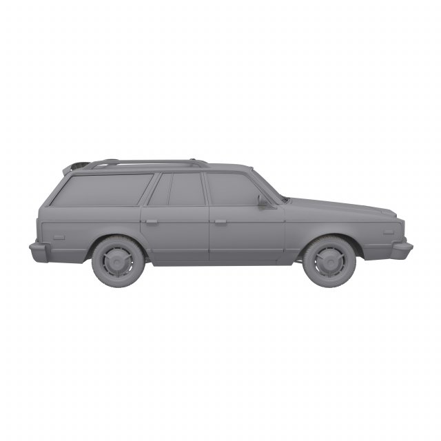 Car Wagon 3D Model in Wagon 3DExport