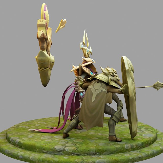 azir from league of legends 3D Print Model in Man 3DExport
