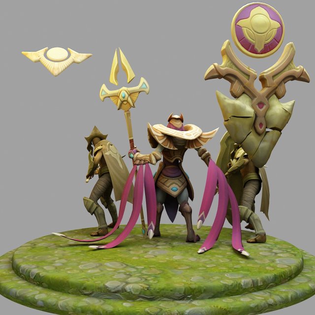 azir from league of legends 3D Print Model in Man 3DExport