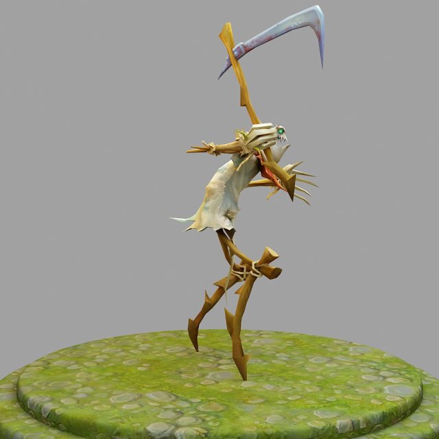 fiddlesticks from league of legends 3D Print Model in Monsters ...