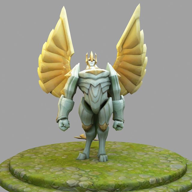 galio from league of legends 3D Print Model in Monsters & Creatures ...