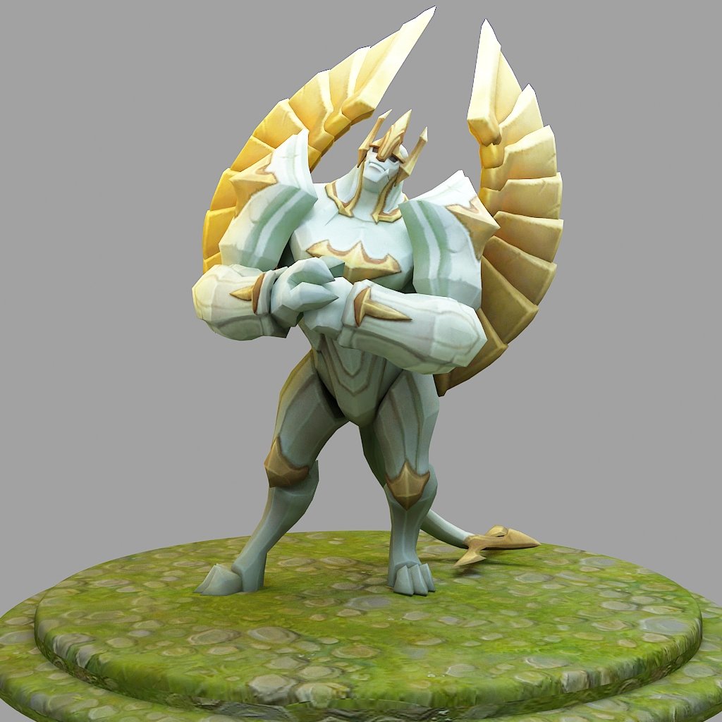 Galio from League Of Legends 3D Model in Monsters & Creatures 3DExport