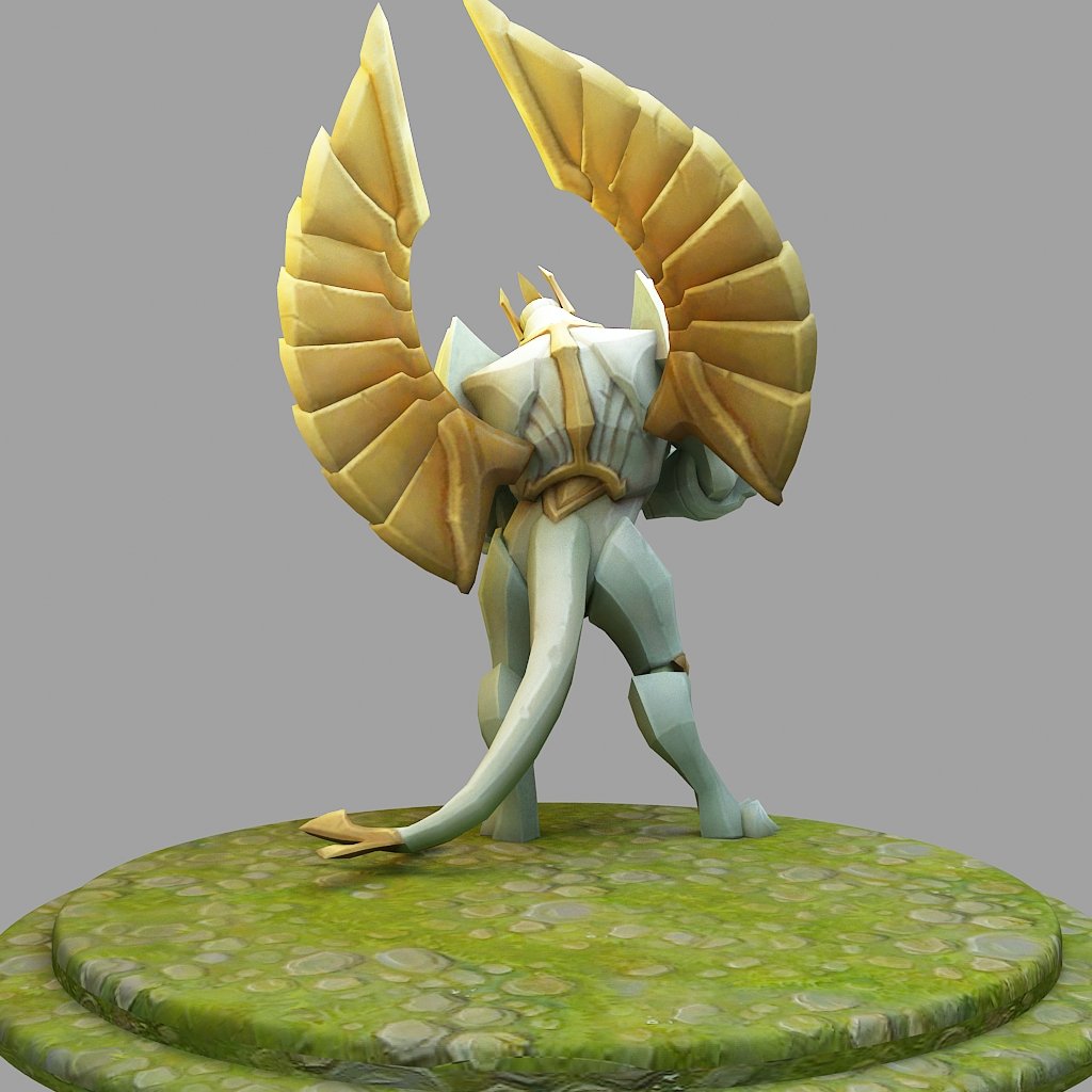 Galio from League Of Legends Modelo 3D in Monstros e Criaturas 3DExport