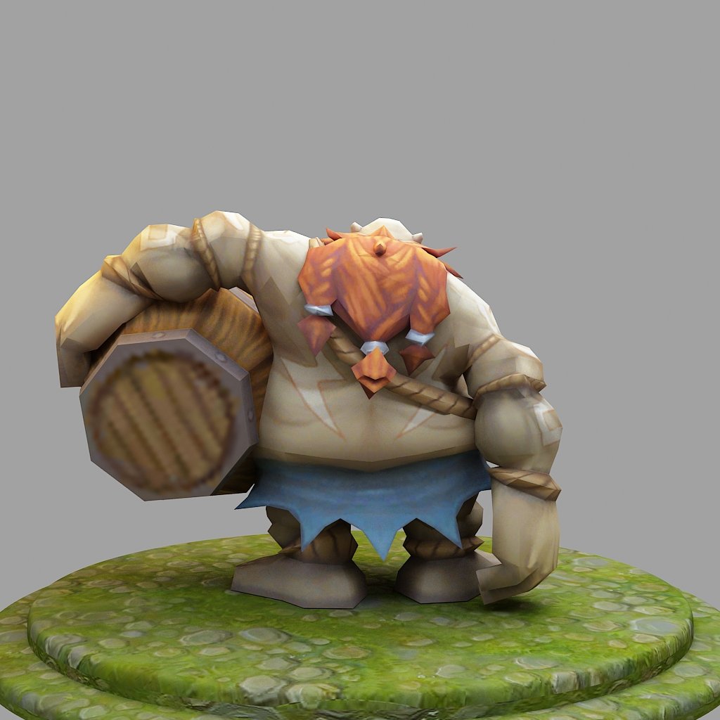 Gragas from League Of Legends 3D Model in Man 3DExport