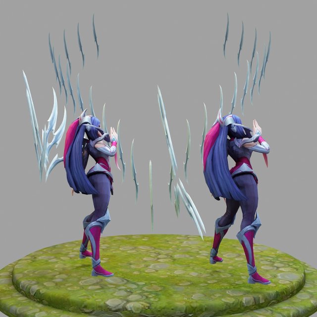 irelia from league of legends Modelo de impresión 3D in Mujer 3DExport