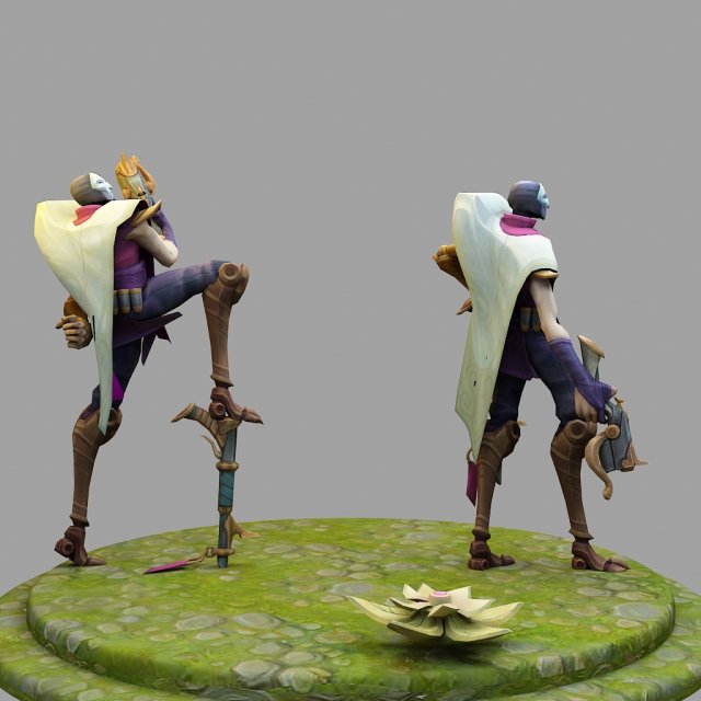 jhin from league of legends 3D Print Model in Man 3DExport