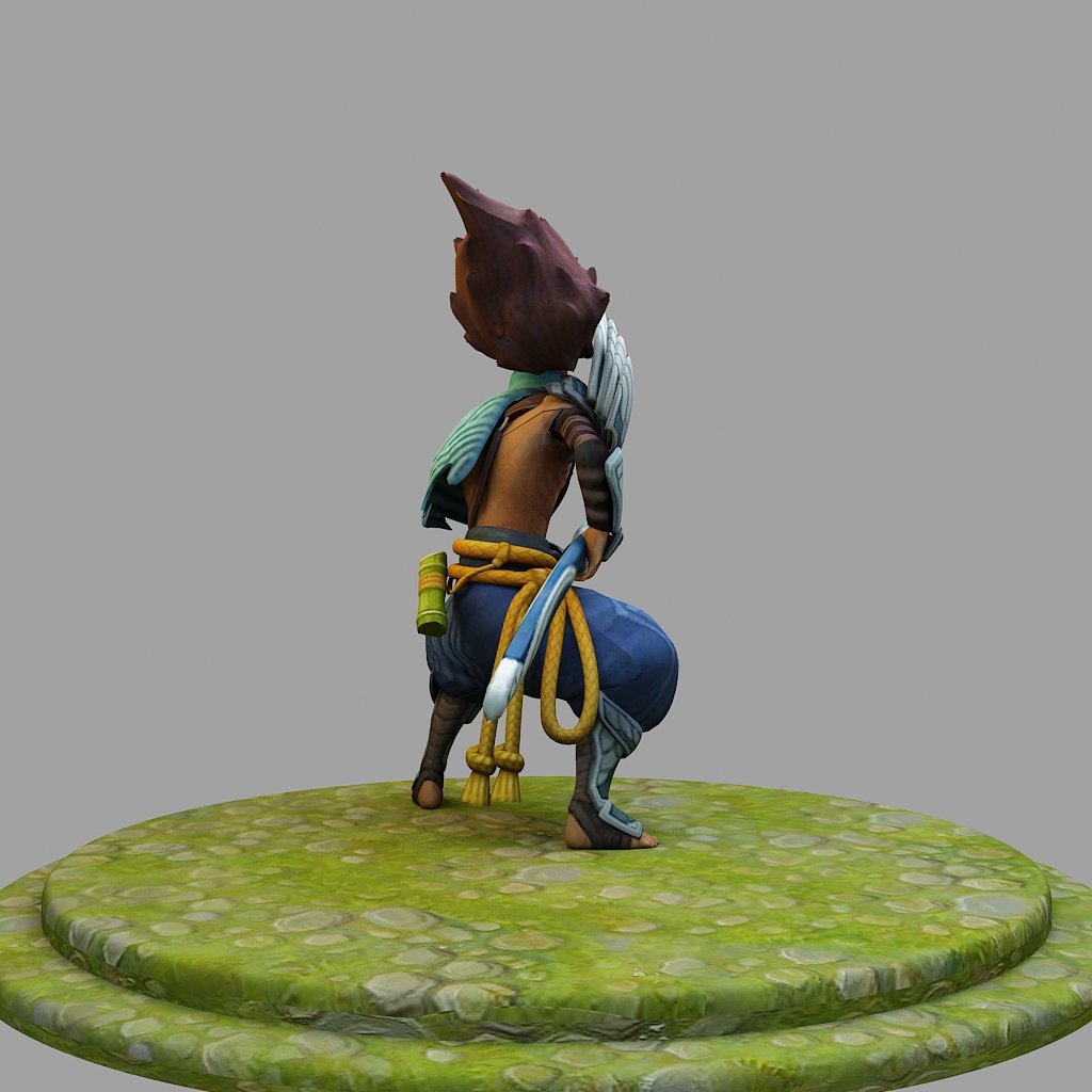 yasuo from league of legends 3D Print Models in Man 3DExport