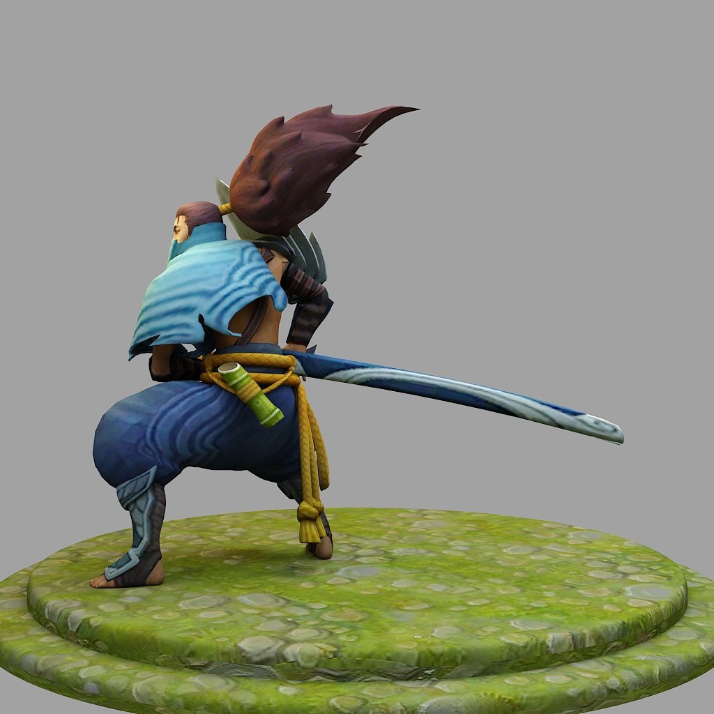 yasuo from league of legends 3D Print Models in Man 3DExport