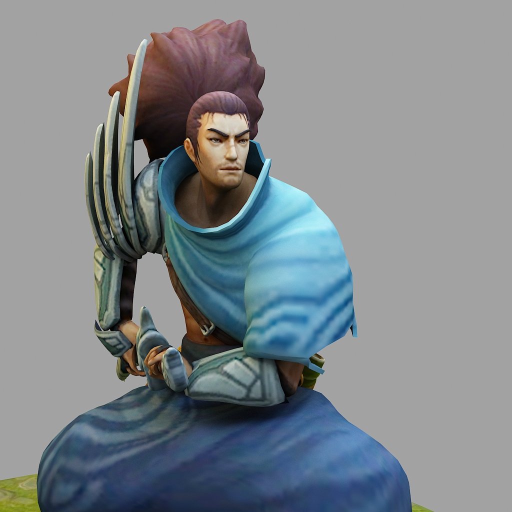 yasuo from league of legends 3D Print Models in Man 3DExport