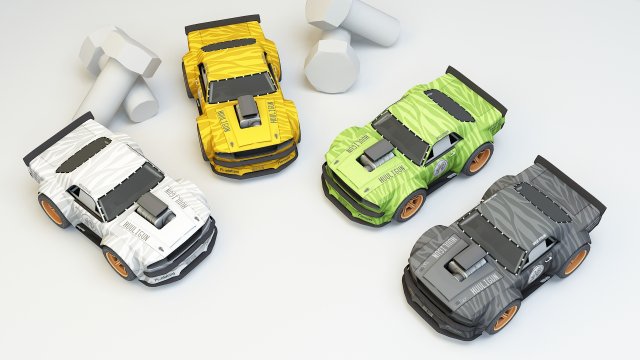 collection mini car 3D Model in Racing 3DExport