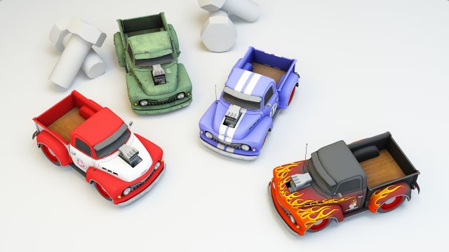 collection mini car 3D Model in Racing 3DExport