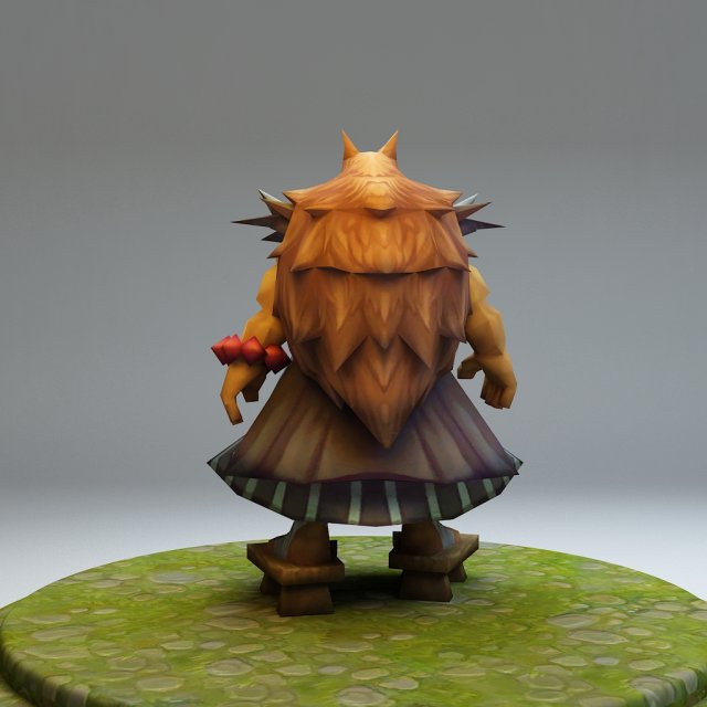 league of legends udyr 3D Model in Man 3DExport