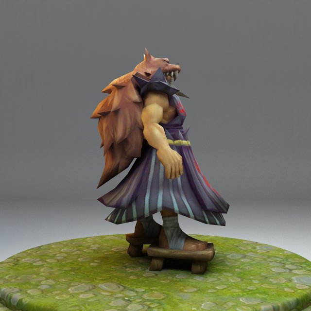 league of legends udyr 3D Model in Man 3DExport