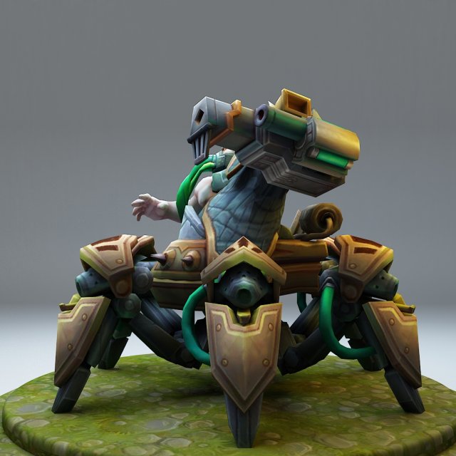 league of legends urgot 3D Model in Monster 3DExport