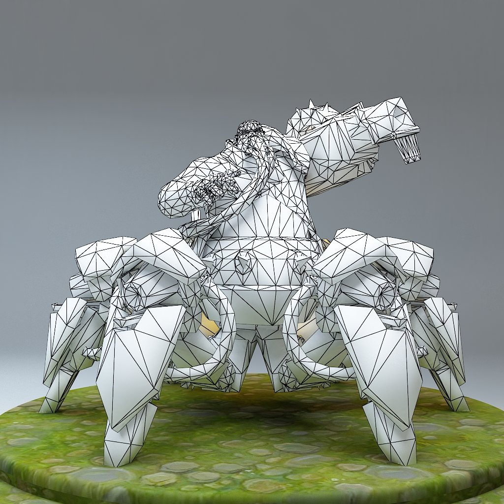 League Of Legends Urgot 3D Model in Monster 3DExport